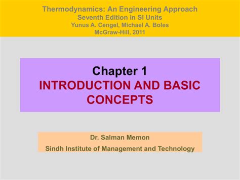 Chapter 1 Introduction And Basic Concepts