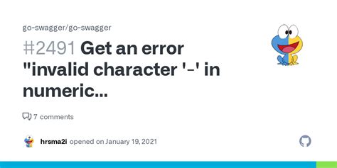 get an error invalid character in numeric literal n nrequest body