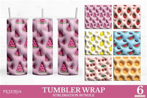 3d Inflated Puff Tumbler Wrap 3d Tumbler Wrap