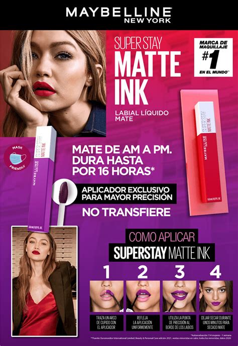 Labial Líquido Maybelline Matte Ink Amazonian Aruma