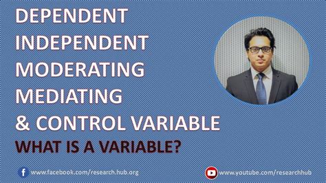Types Of Variables Dependent Independent Moderating Mediating