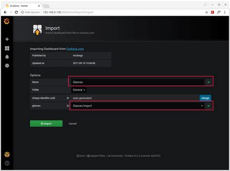 install glances influxdb and grafana to monitor centos 7