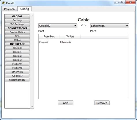 trouble using packet tracer for simulating home network