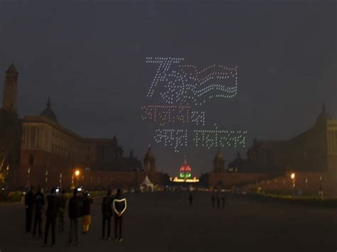 1000 Drones To Light Up Delhi Sky At Beating Retreat Ceremony Today At