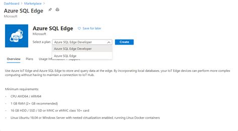 deploy azure sql edge using the azure portal microsoft docs