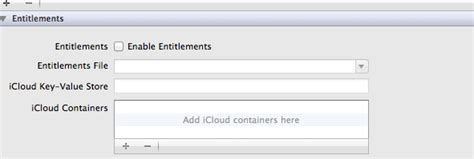 xcode5 xcode 5 enable disable entitlements file stack overflow
