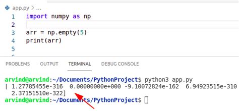 python numpy empty array with examples python guides 2022