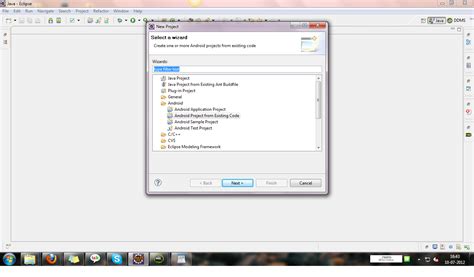 java why no projects found to import stack overflow