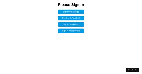 simple use firebase auth demo codesandbox