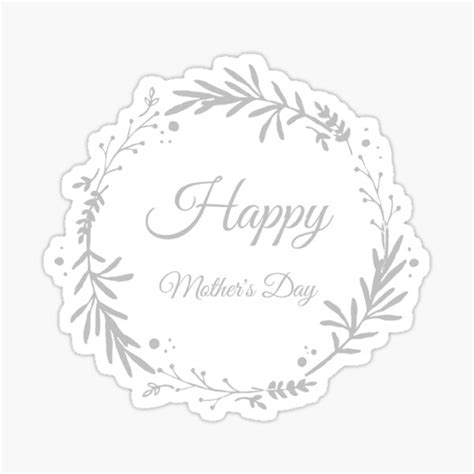 Copy Of Happy Mothers Day With Love And Flowers Silver Love Mom