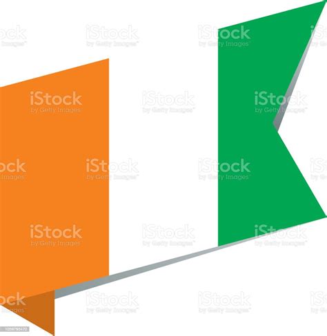 Flag Ivory Coast Stock Illustration Download Image Now Badge Bent