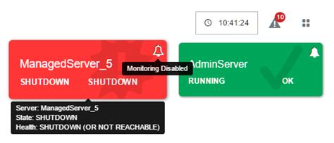 wlsdm weblogic server health status wlsdm smart dashboards