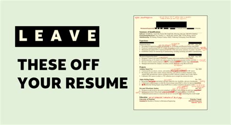 18 Things To Leave Off Your Resume In 2023 Cleared Careers