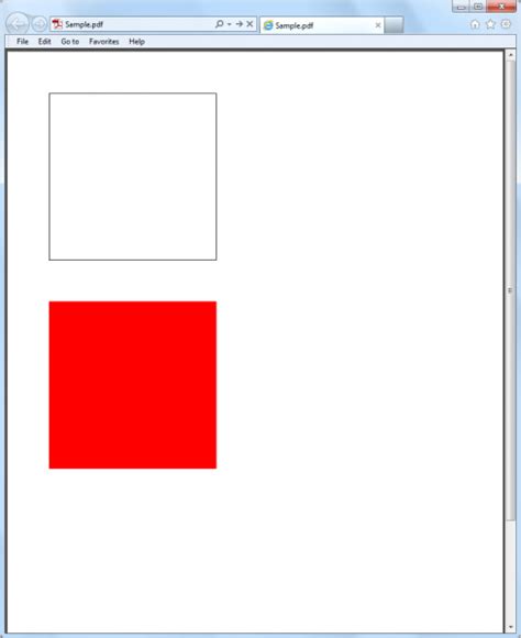 how to draw rectangles when creating pdf document with javascript