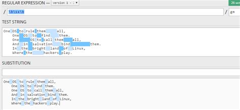regex to replace multiple spaces with a single space itcodar