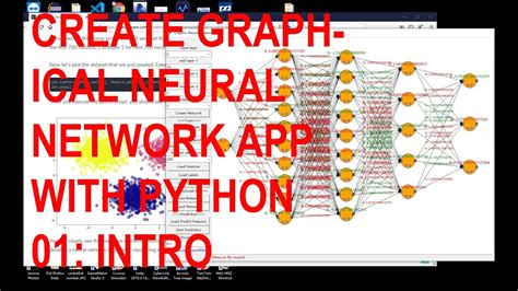create graphical neural network with python tkinter 01 demo and