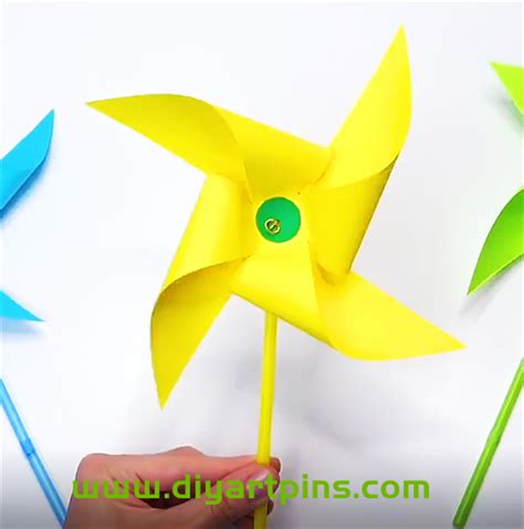 How To Make A Paper Windmill Step By Step