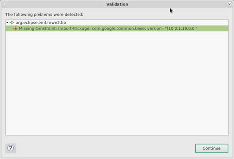 creating xtext plugin for eclipse error during plug ins validation