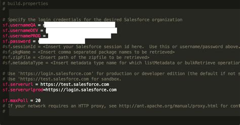salesforce deployment using ant migration tool
