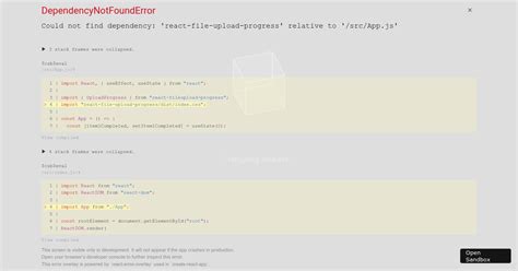 react file upload mobile examples codesandbox