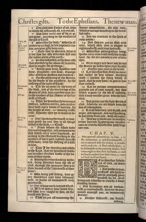 The Epistle Of Pavl The Apostle To The Ephesians Original 1611 Kjv