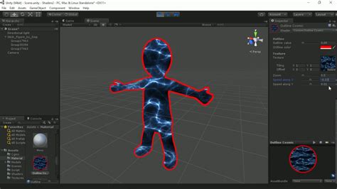 unity shader outline and screenspace texture youtube