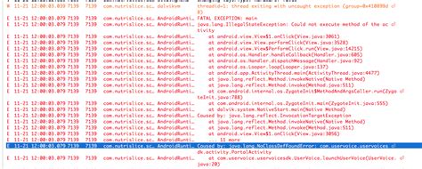 android java lang noclassdeffounderror even though the class is there