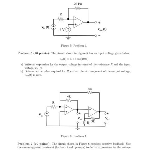 solved problem 1 10 points design an inverting amplifier