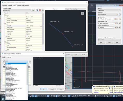 pipe network structure section autodesk community