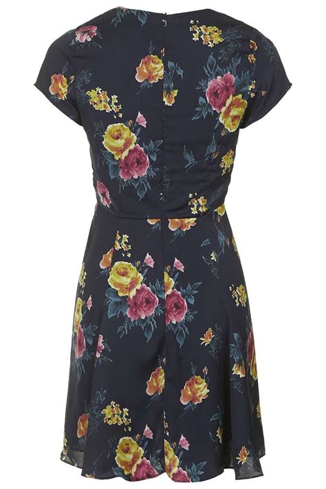 Hayley Floral Print Tea Dress By Wyldr Dresses Clothing Tea