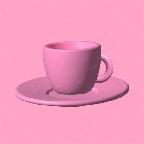Premium Photo Pink Colored Mug Coffee Cup Pink Tea Or Coffee Mug