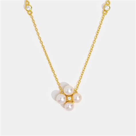 14k Gold Freshwater Pearl Necklace Fantasybeadchain
