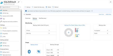 delete a microsoft azure recovery services vault azure backup