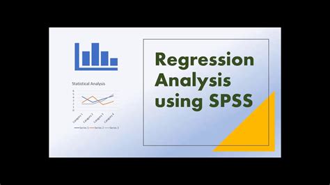 regression analysis using spss youtube