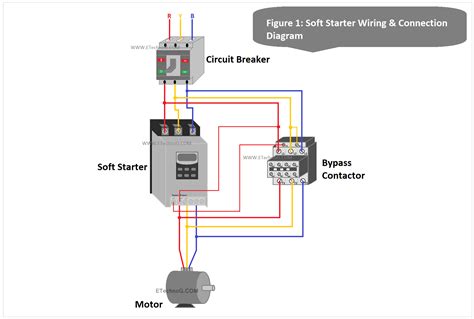 soft starter wiring diagram and connection procedure etechnog