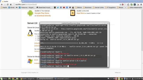 linux server install seafile cloud storage solution youtube