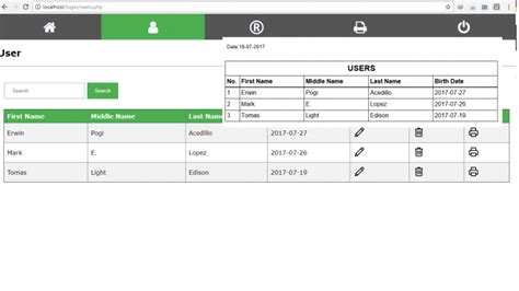 simple crud using php and fpdf with source code free