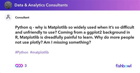 python q why is matplotlib so widely used when it s so difficult and