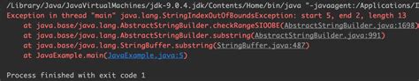java stringbuffer substring