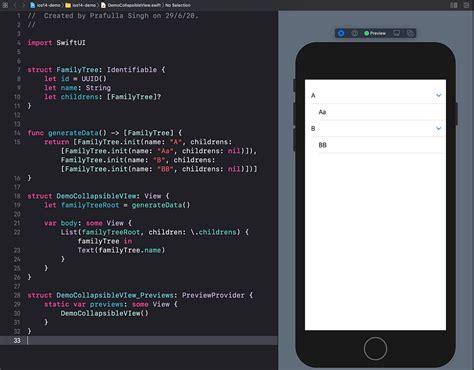 swiftui how to make collapsible list by prafulla singh medium