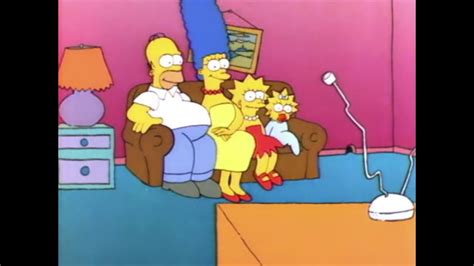 The Simpsons First Couch Gag Ever Youtube