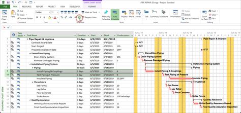 deleting tasks in microsoft project and how to delete a relationship