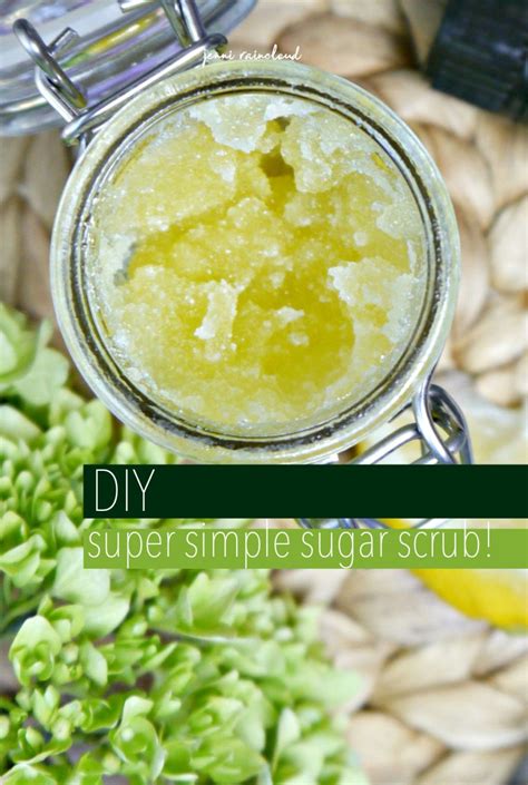 Easy Diy Exfoliating Sugar Scrub Jenni Raincloud