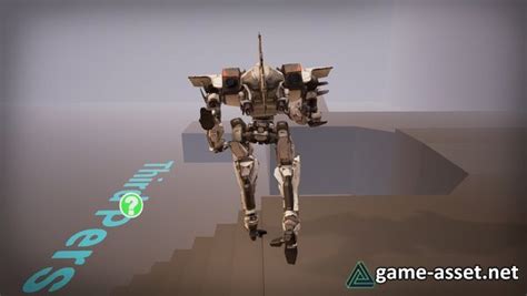 z mech robot giant game assets for unity and unreal engine