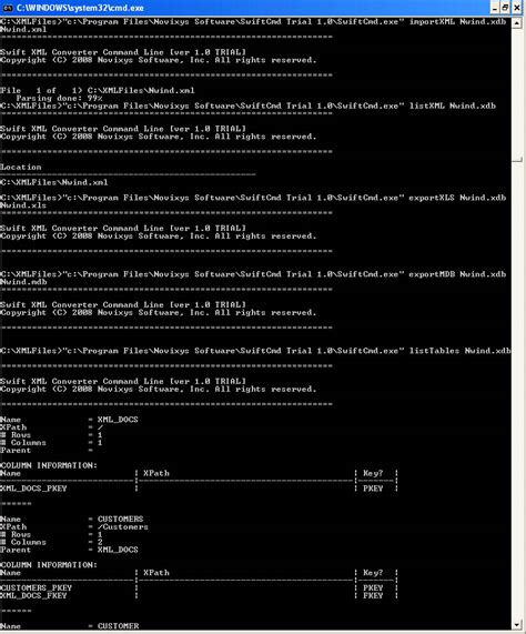 swift xml converter command line