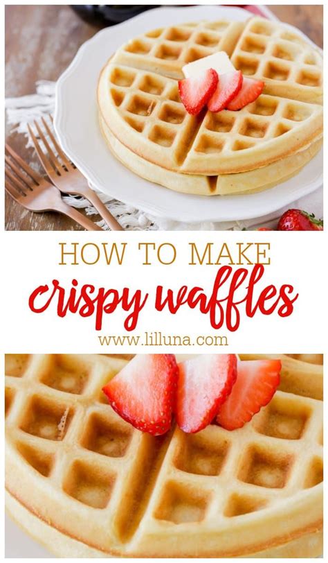 Crispy Waffles Crispy Waffle Waffles Easy Delicious Recipes