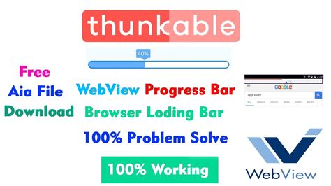 progress bar in thunkable। webview loading progress bar in thunkable