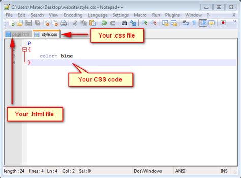 setting up css build your website with html5 and css3