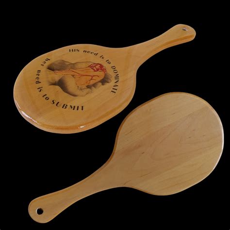 Maple Wood Spanking Paddle 11 1 4 X 5 X 1 2 His Need Her Need Etsy