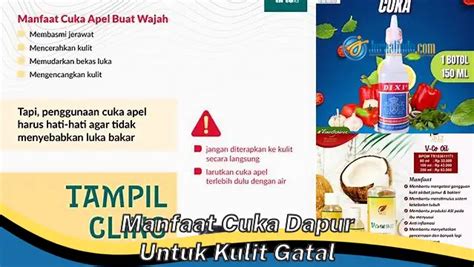 Jarang Diketahui Inilah 8 Manfaat Cuka Dapur Untuk Kulit Gatal Yang